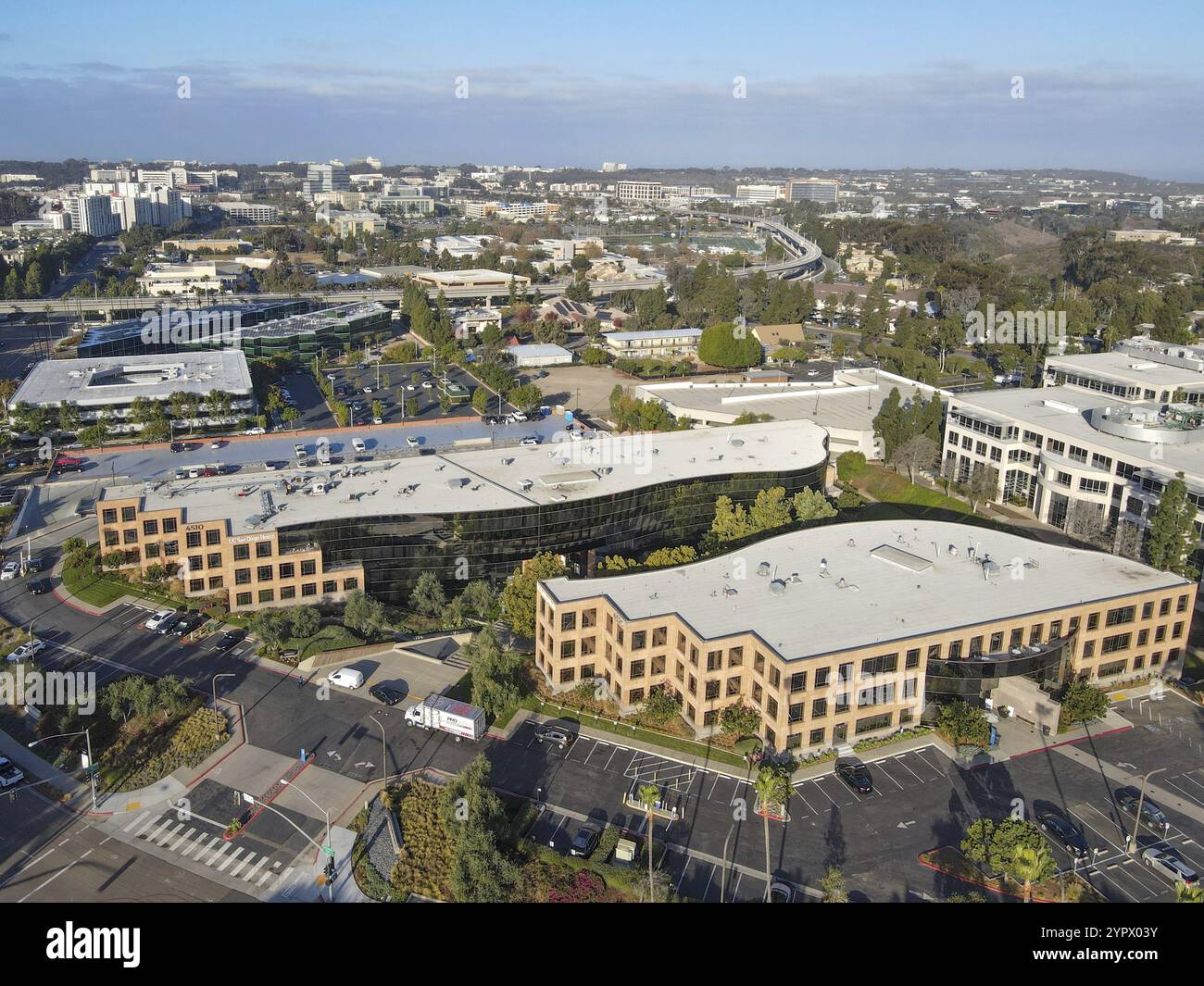 Aerial shot large university hi-res stock photography and images - Alamy