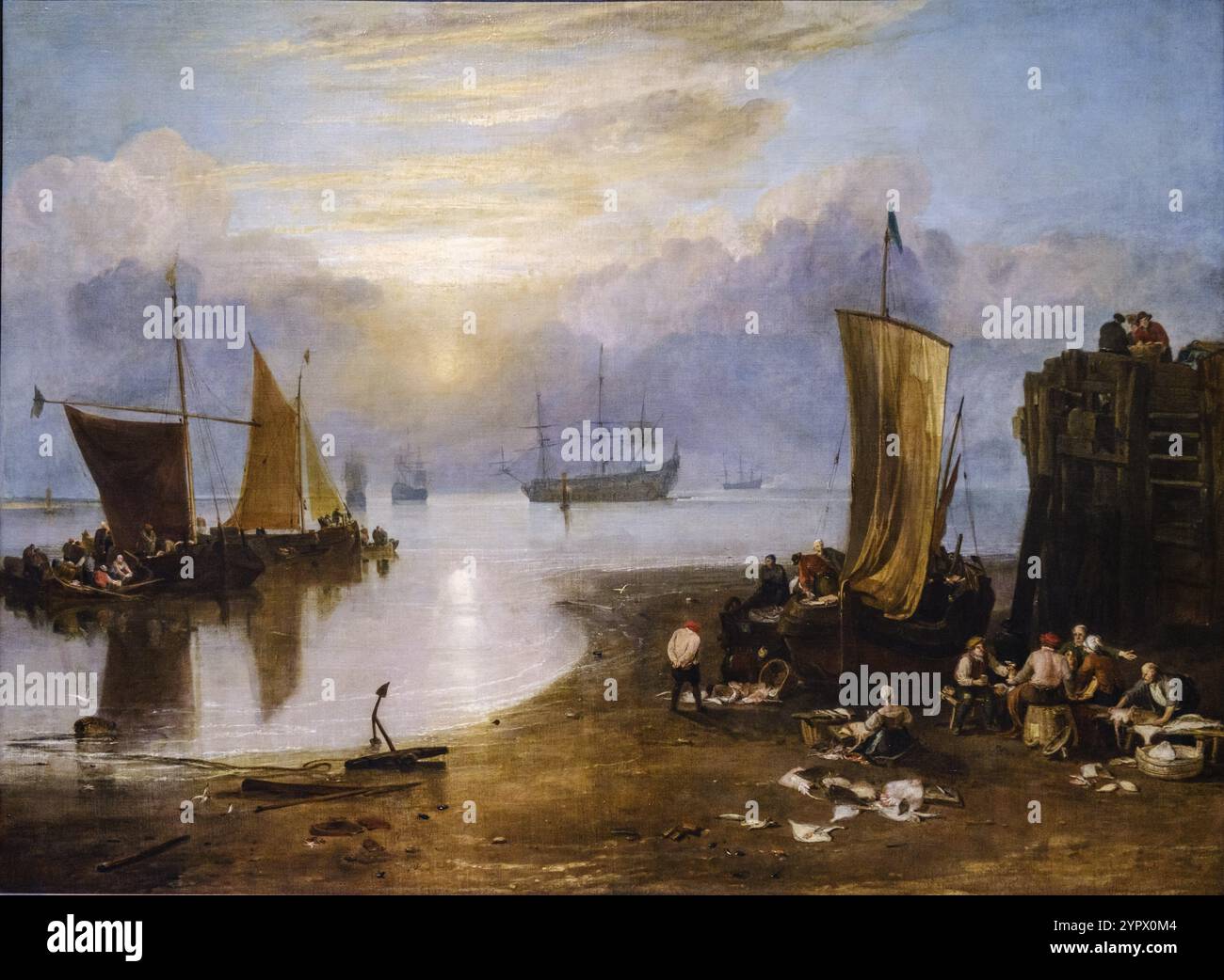 Sun rising through Vapour, Joseph Mallord William Turner, before 1807 ...