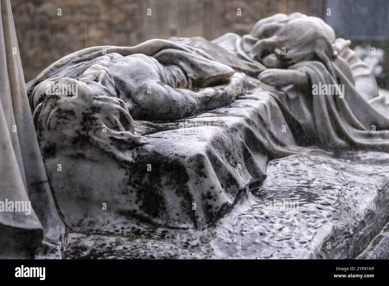 Mary Magdalene weeping for the body of Christ, Soller cemetery ...