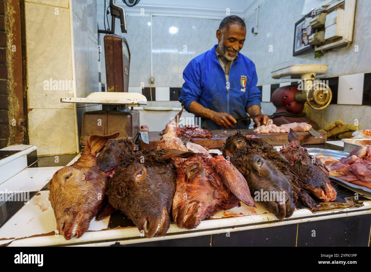 Moroccan butcher hi-res stock photography and images - Alamy