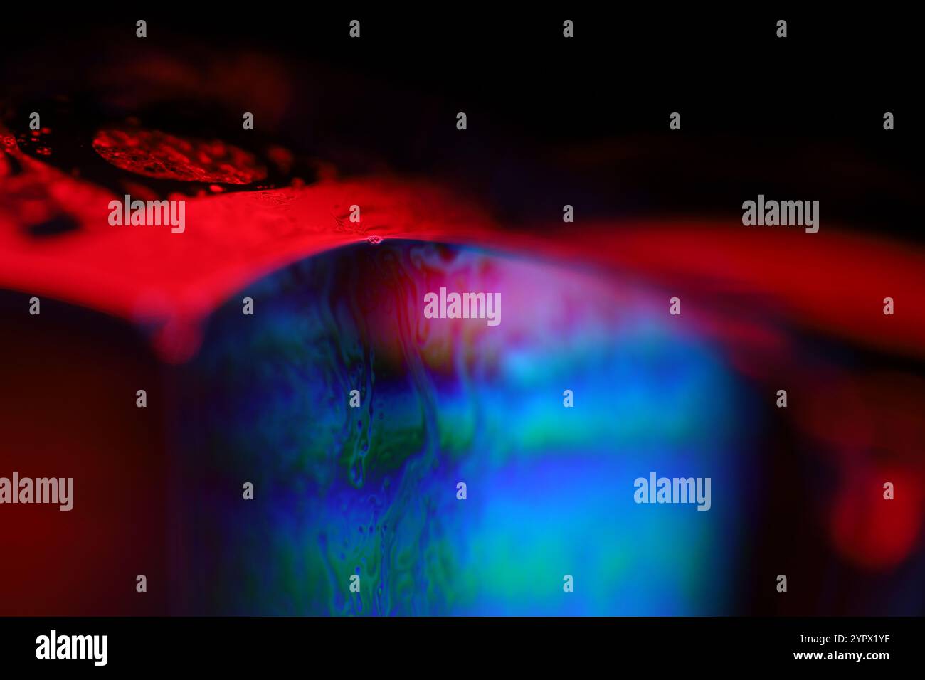 Red and purple fluid panels, liquid abstraction, colour waves, deep ...