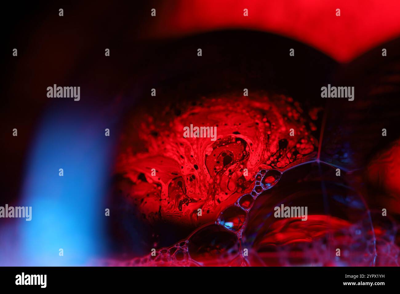 Red and purple fluid panels, liquid abstraction, colour waves, deep ...