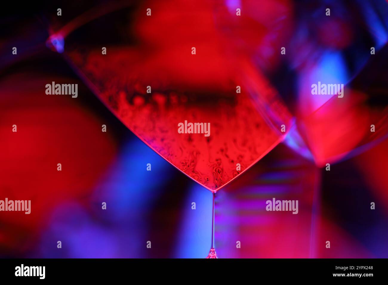 Red and purple fluid panels, liquid abstraction, colour waves, deep ...