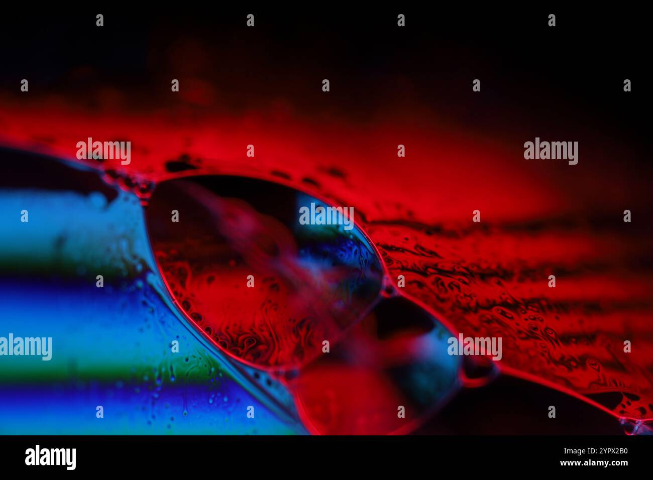 Red and purple fluid panels, liquid abstraction, colour waves, deep ...