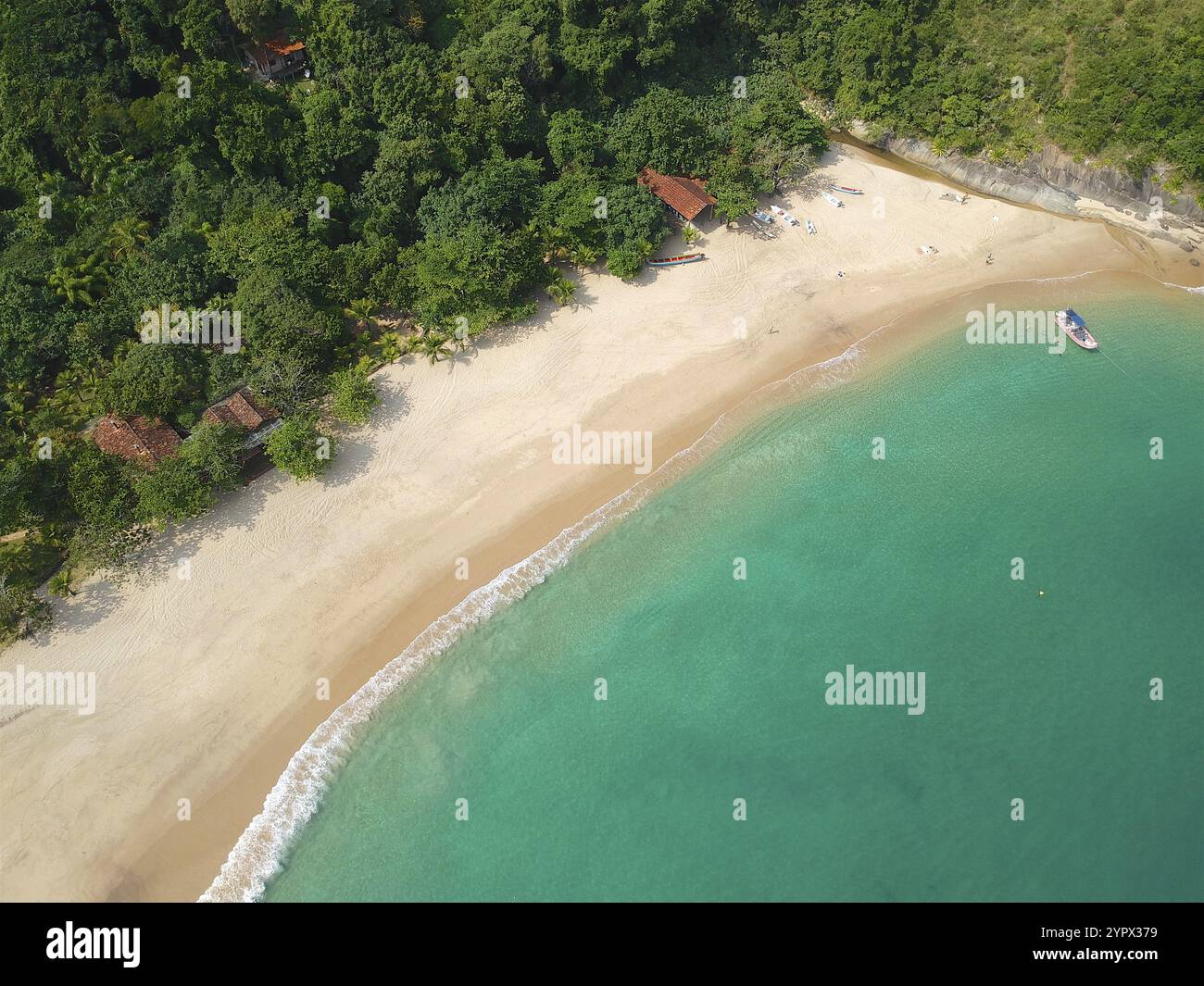 Aerial view white sandy palm hi-res stock photography and images - Alamy