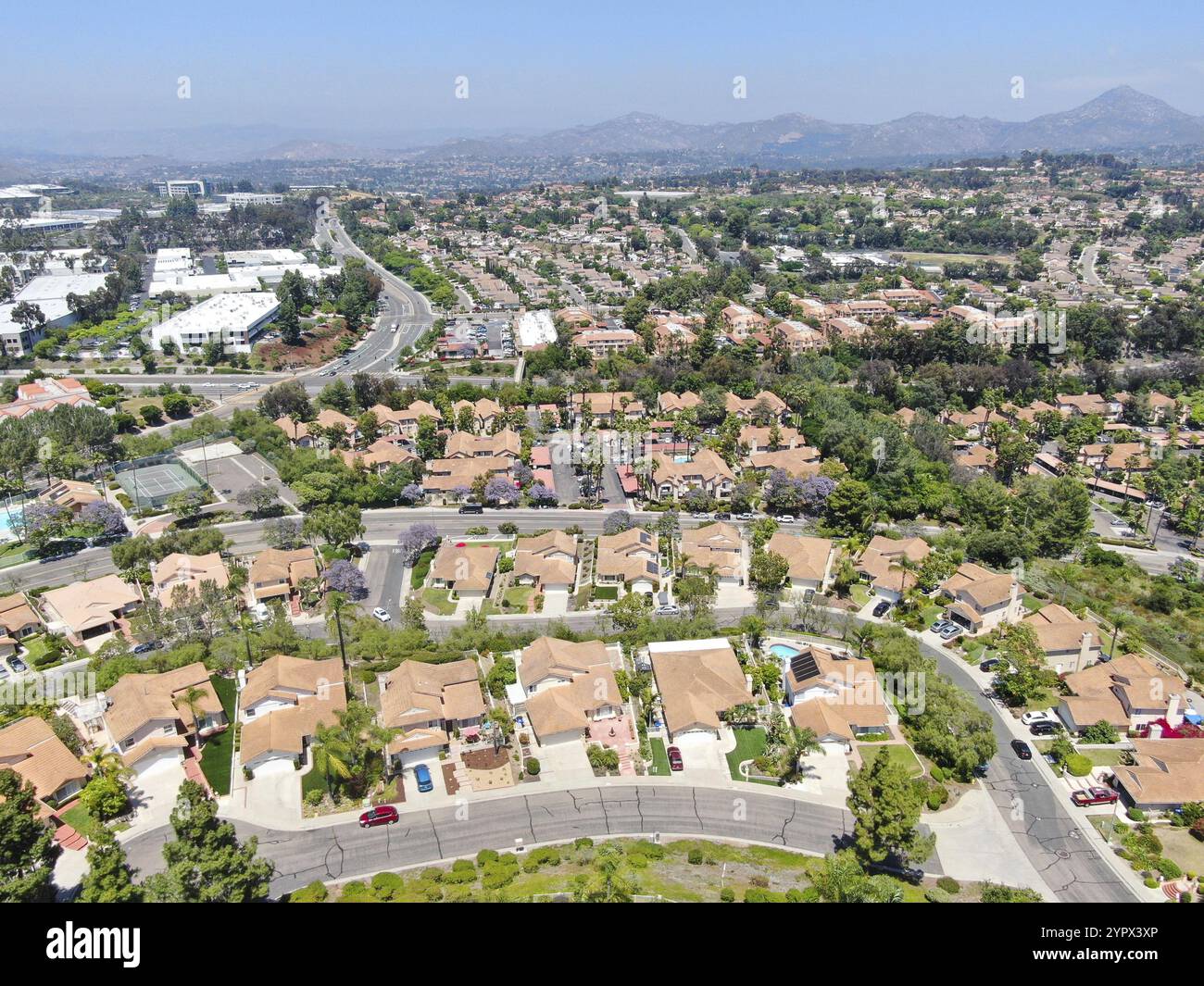 Aerial view on sportsman in hi-res stock photography and images - Alamy