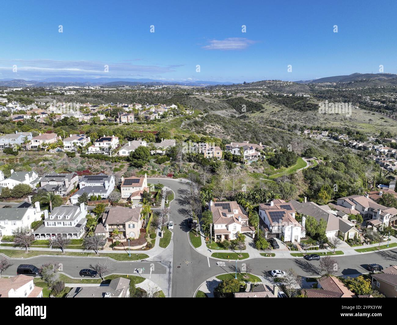 Aerial view 4k building house hi-res stock photography and images - Alamy