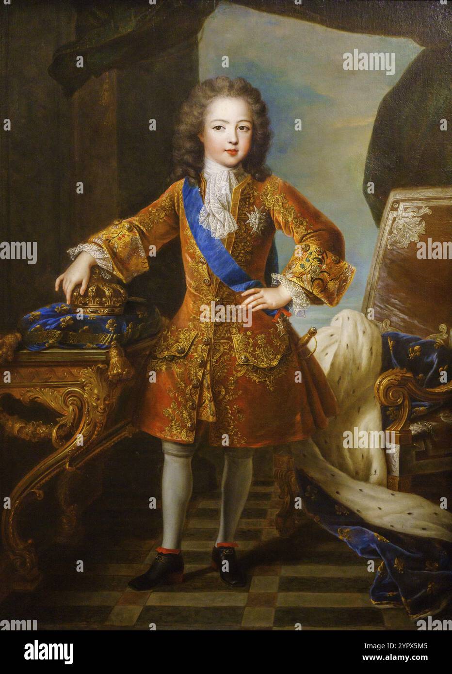 Louis XV of France, 1715, Pierre Gobert and studio, Nins, portraits of children s. XVI-XIX, Sa ...