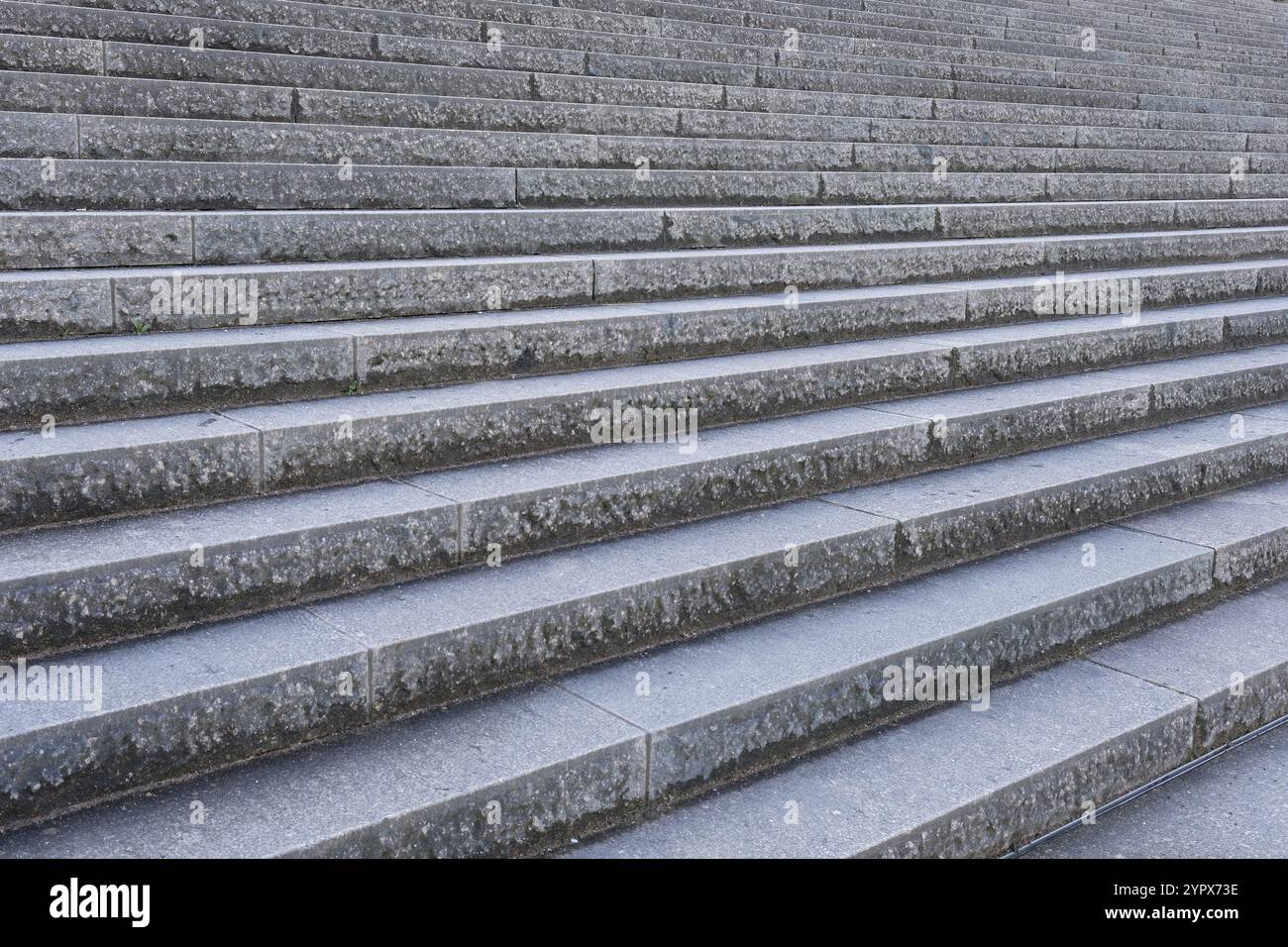 Large diagonal staircase, textured background structure, ascending ...