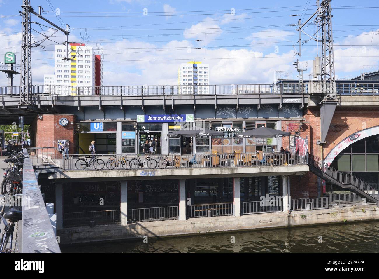 Berlin, Germany, 20 July 2024, Jannowitzbruecke underground and ...