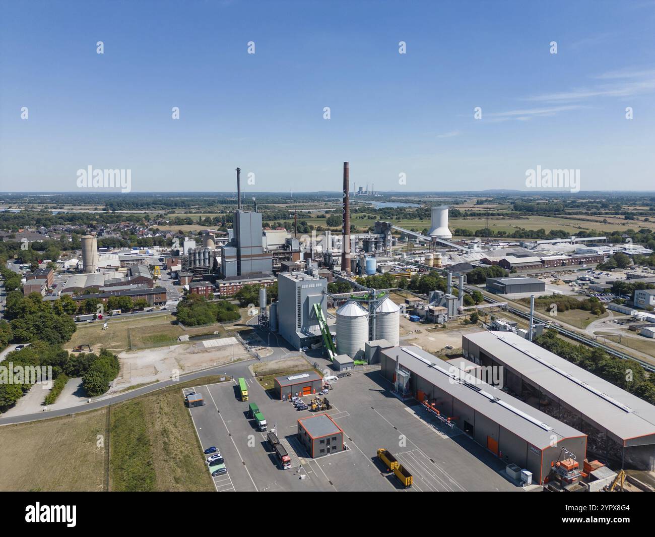 Solvay chemical plant in Rheinberg Stock Photo - Alamy