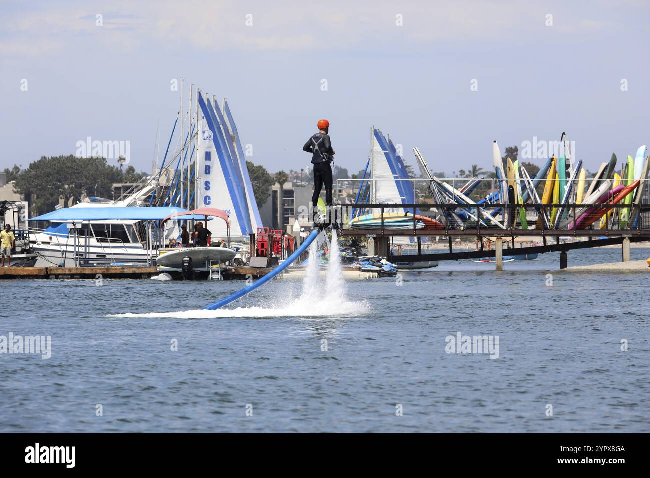 Water flyboard hi-res stock photography and images - Alamy