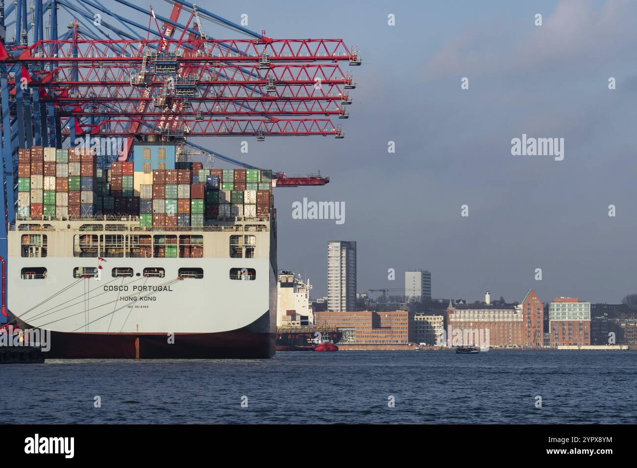 Hamburg, Germany, is one of the biggest European container terminals ...
