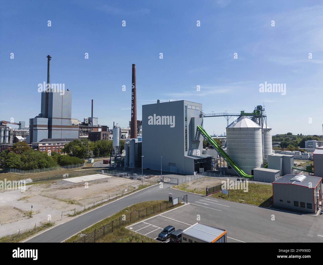 Solvay chemical plant in Rheinberg Stock Photo - Alamy