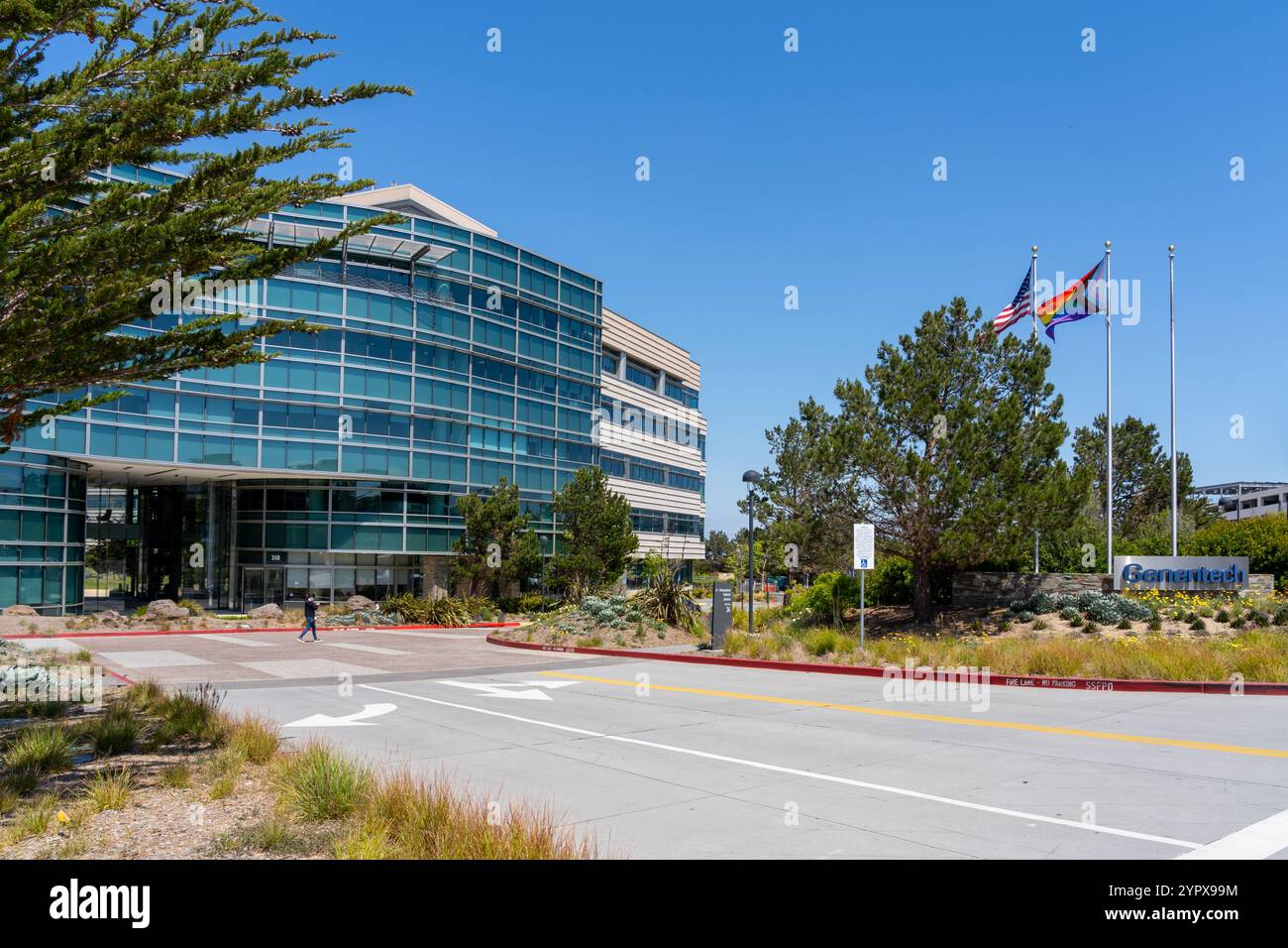 Genentech headquarters in South San Francisco, California, USA Stock ...