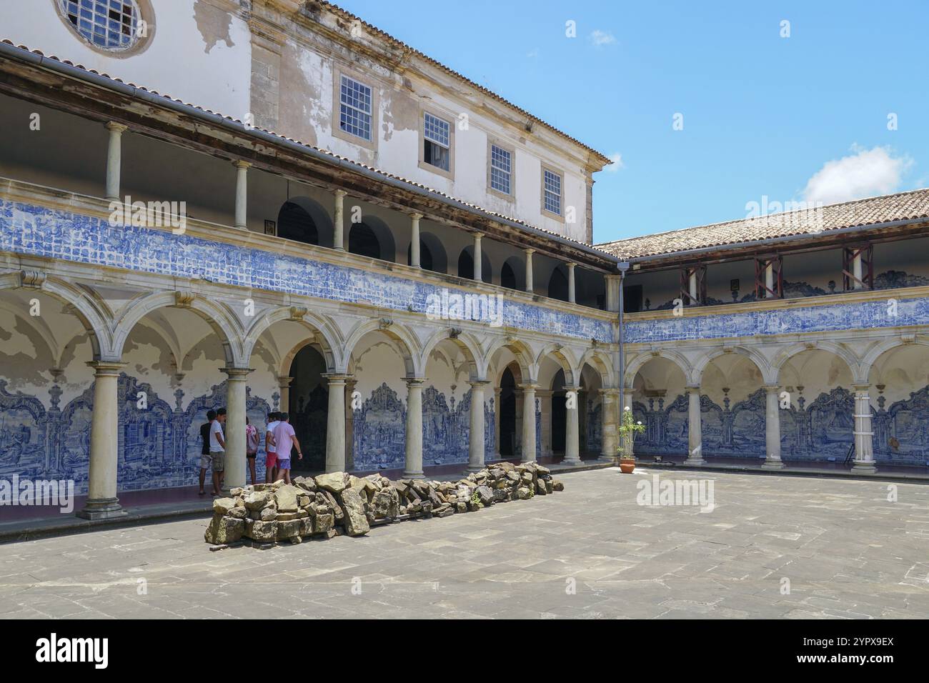 Inside the Sao Francisco Church and Convent of Salvador, located in the ...