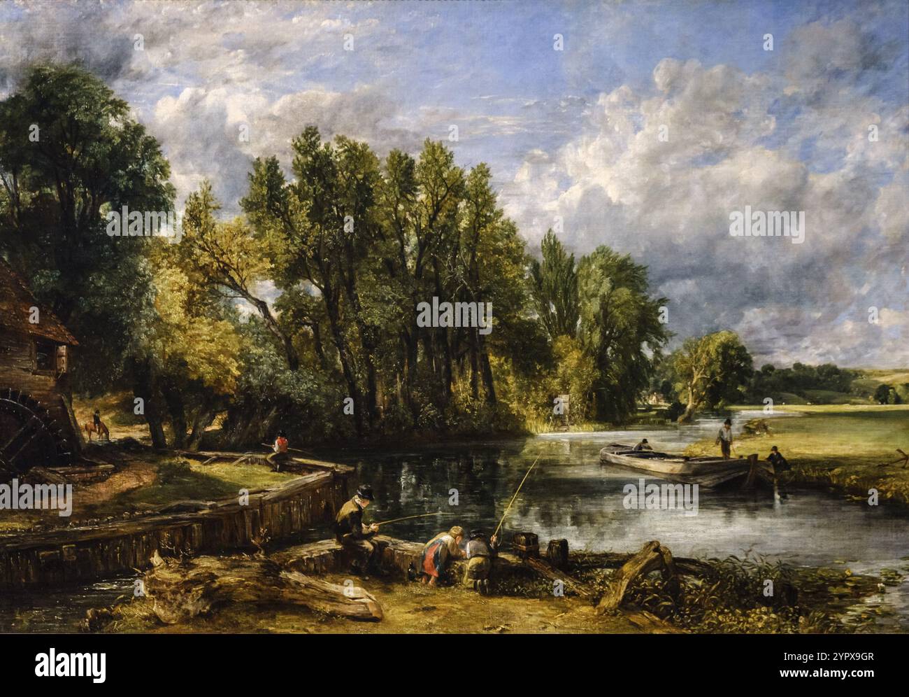 John Constable, Stratford Mill, 1820, oil on canvas, National Gallery ...