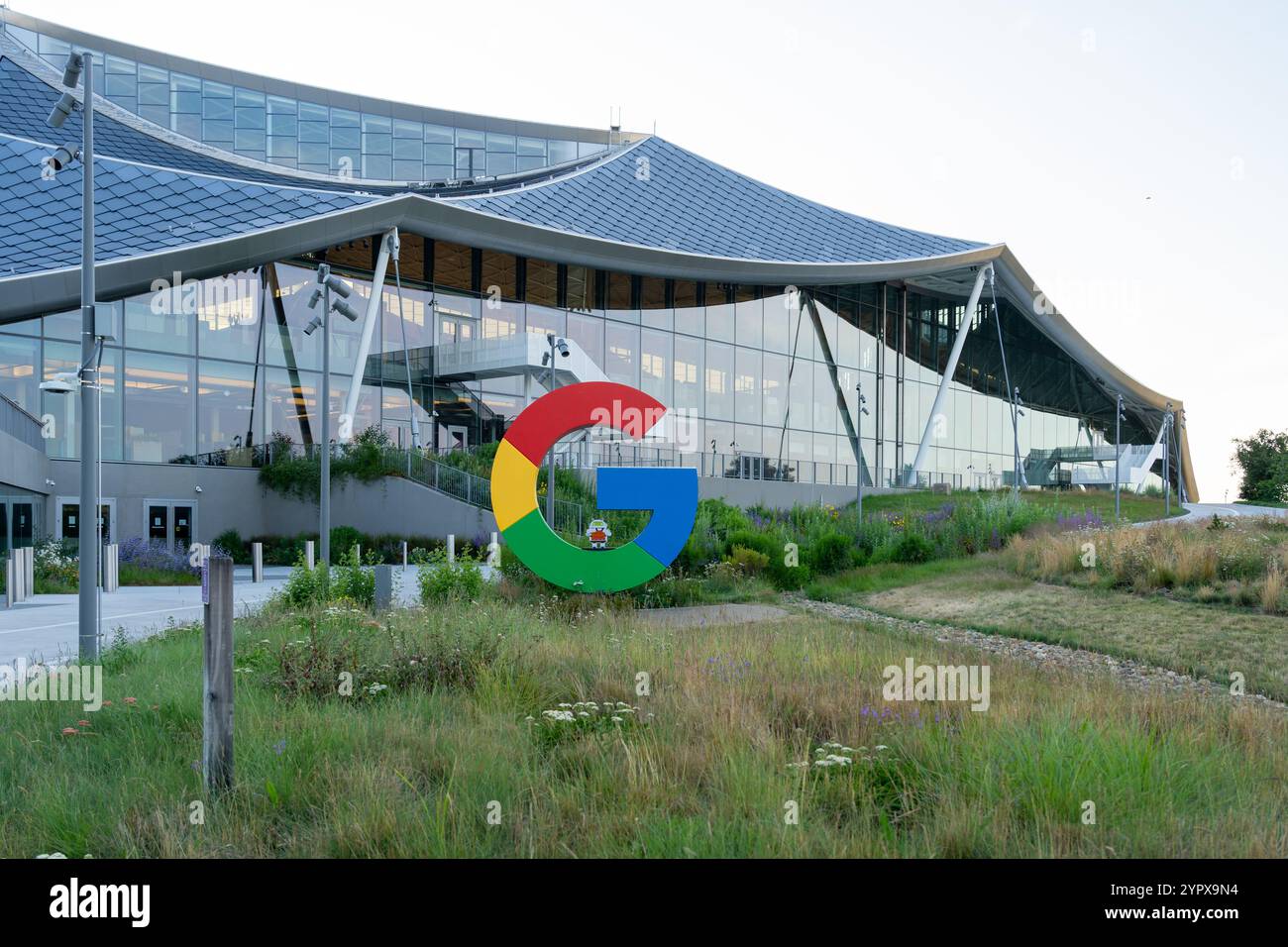 Google Bay View corporate campus in Mountain View, California, USA ...