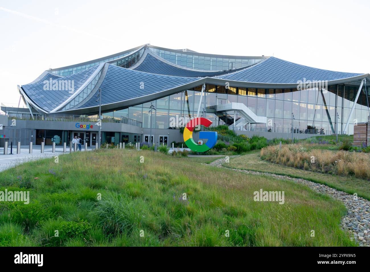 Google Bay View corporate campus in Mountain View, California, USA ...