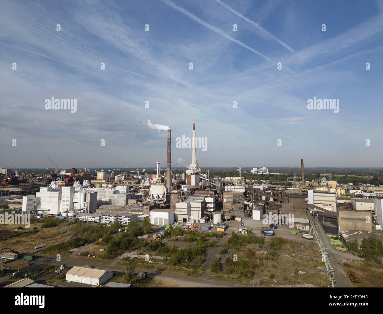 CHEMPARK in Krefeld, North rhine westphalia, is one of three industrial ...