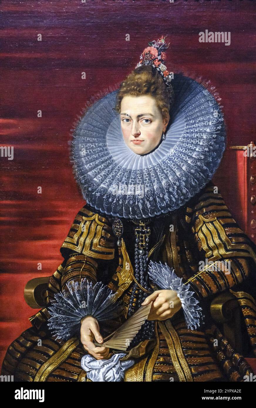 Portrait of the Infanta Isabel, Studio of Peter Paul Rubens, 1615, oil ...