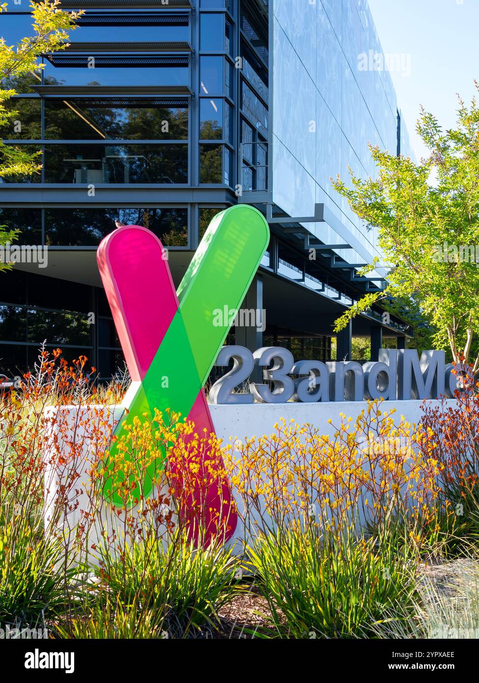 23andMe headquarters in Silicon Valley, Sunnyvale, California, USA ...