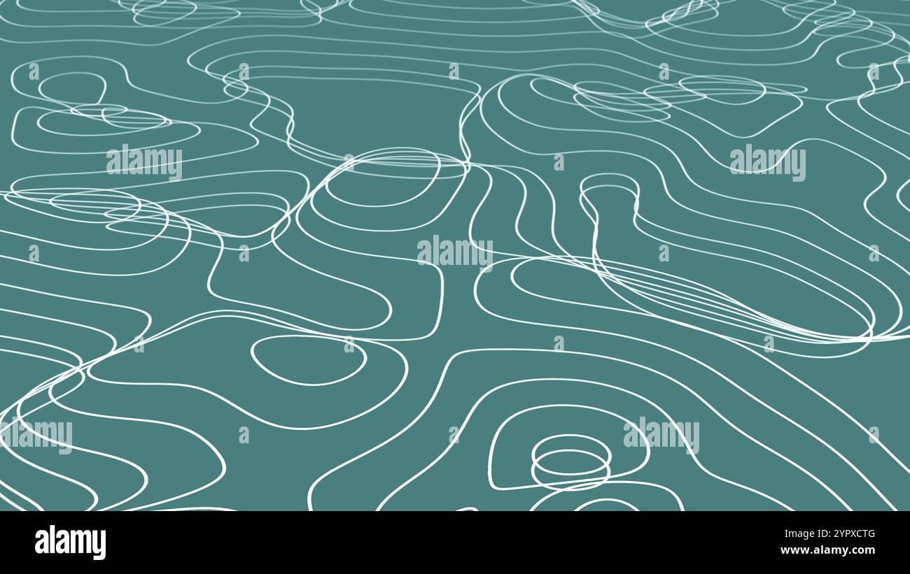 3D Topographic map background concept abstract background. Space ...