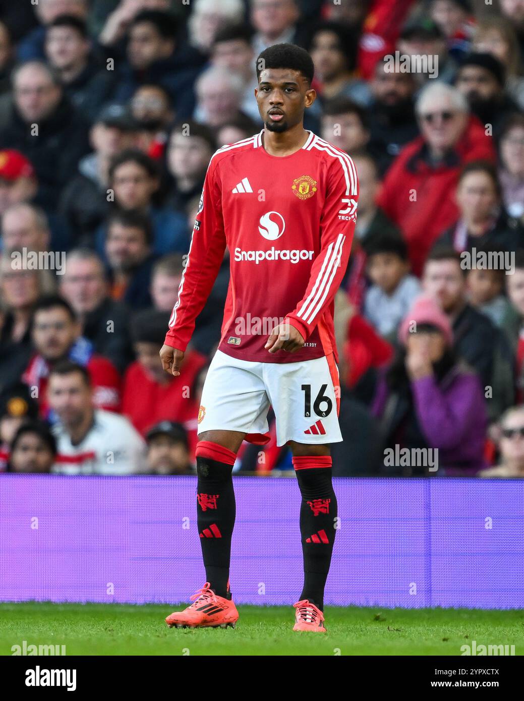 Amad Diallo of Manchester United during the Premier League match ...