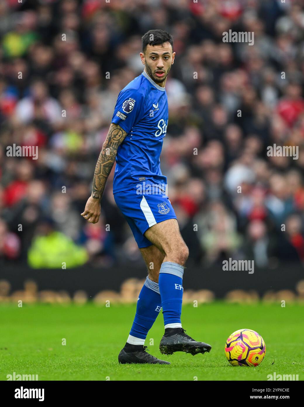 Dwight McNeil of Everton during the Premier League match Manchester ...