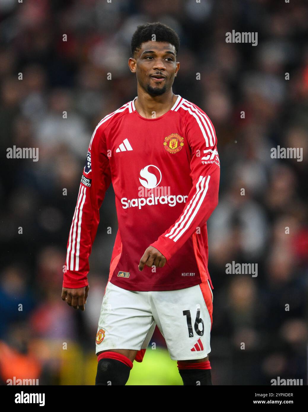 Amad Diallo of Manchester United during the Premier League match ...