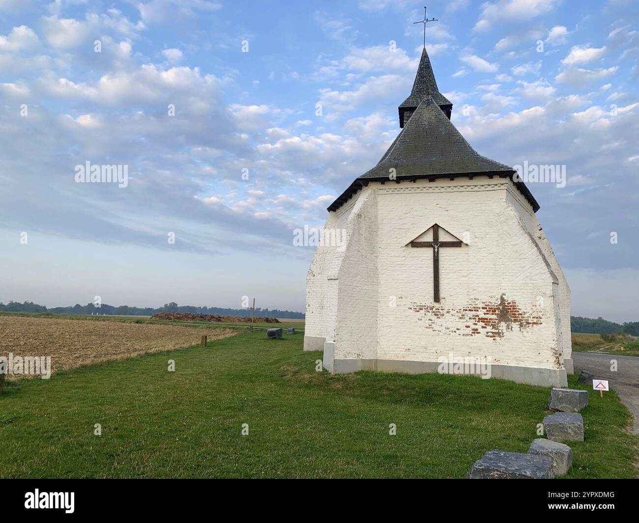 The chapel of Try-au-Chene, also called chapel of Notre-Dame de Hault ...