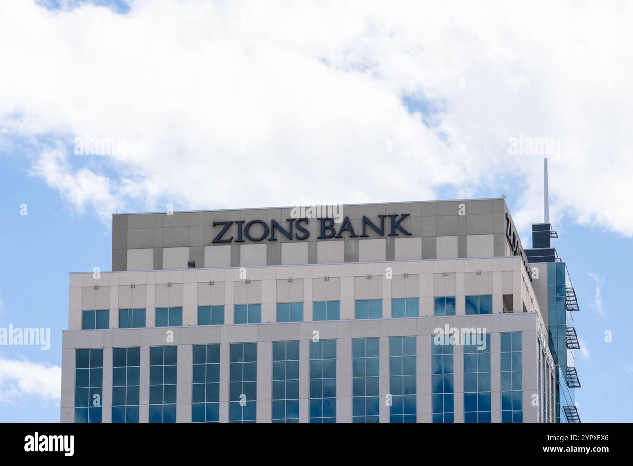 Boise, Idaho, USA - June 18, 2023: Zions Bank office building in ...