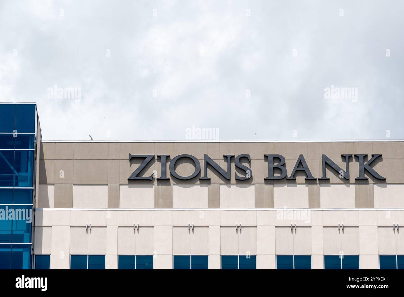 Boise, Idaho, USA - June 18, 2023: Zions Bank office building in ...
