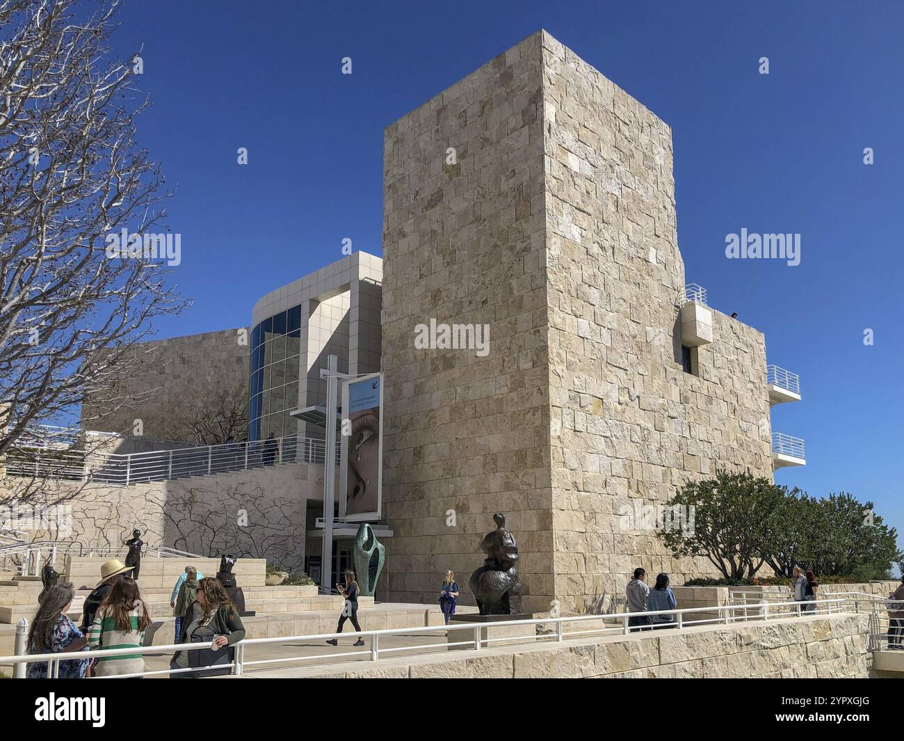 The Getty Center museum in Los Angeles California USA was designed by ...