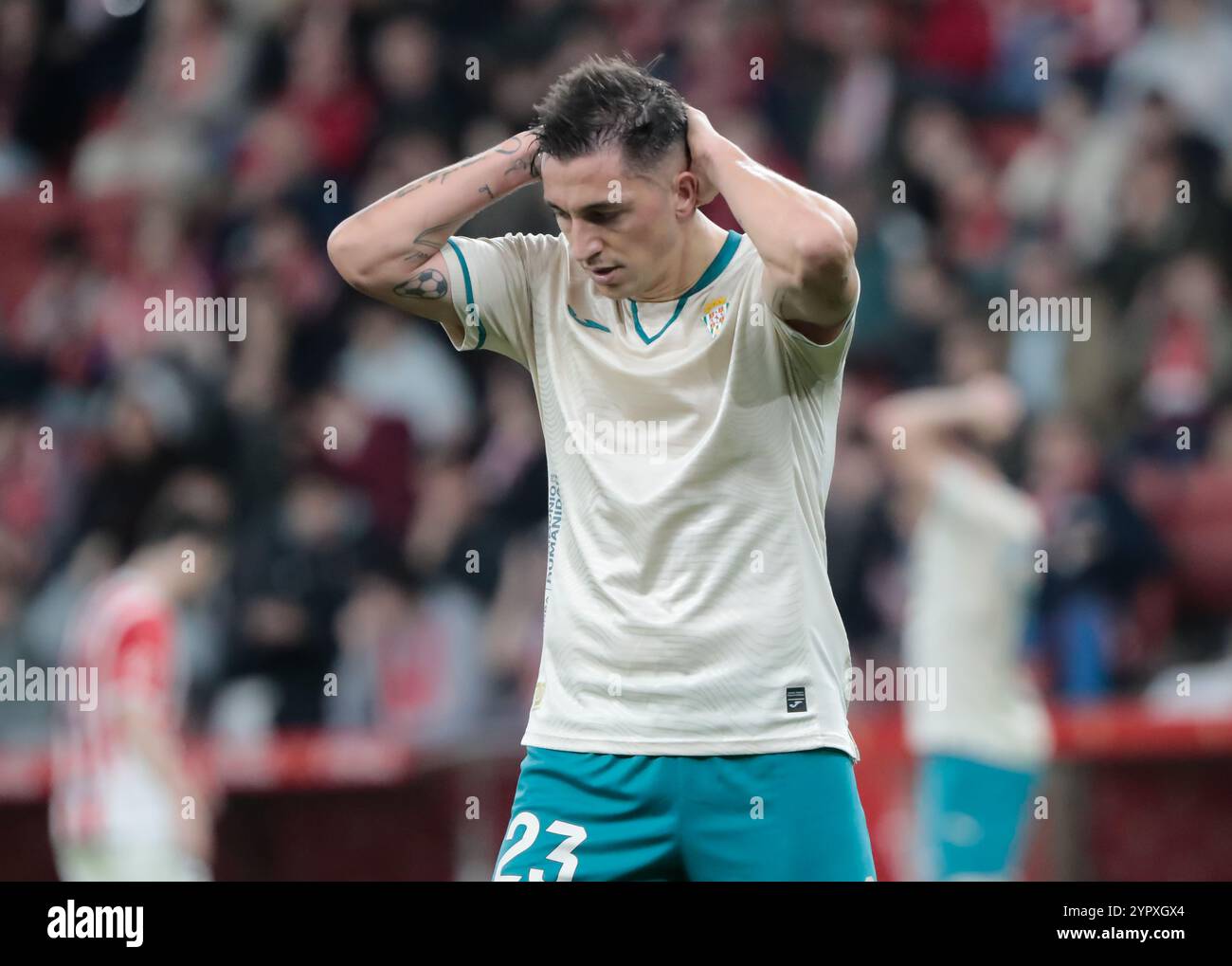 01.12, 2024 Gijón, Asturias, northern Spain- LaLiga HYpermotion, 2nd ...