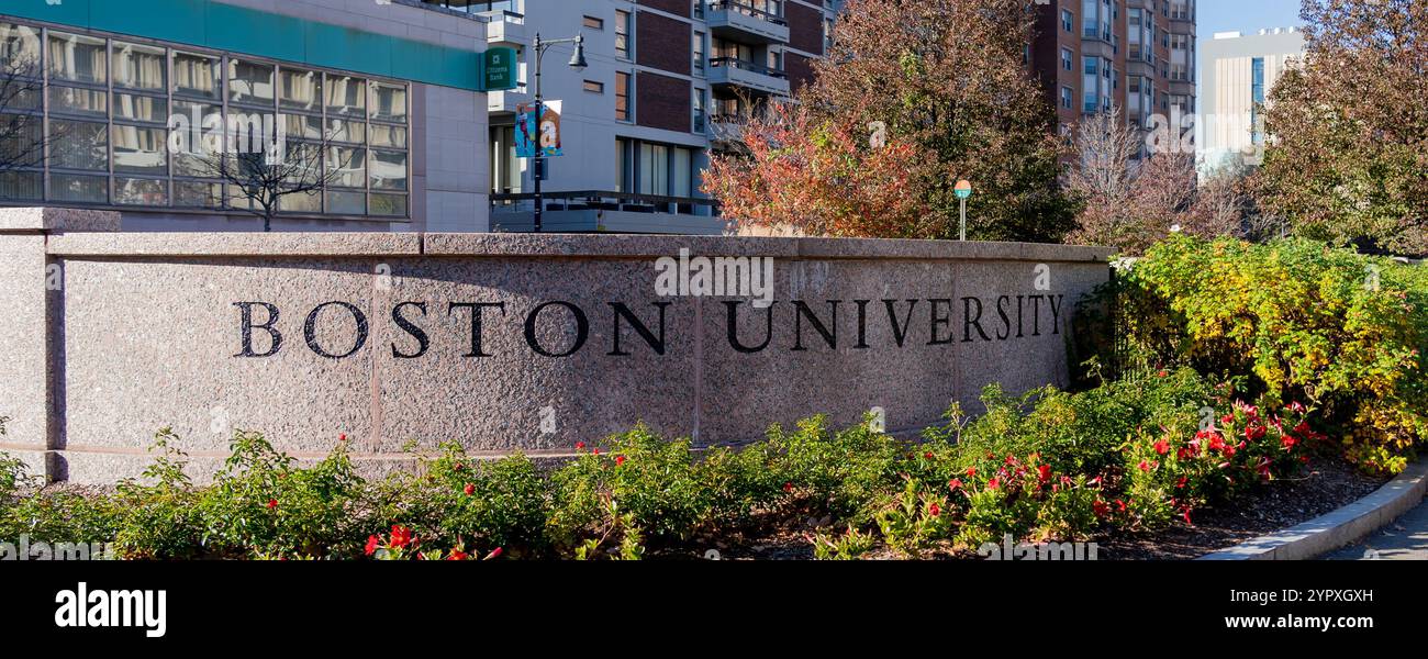 Boston university campus hi-res stock photography and images - Alamy
