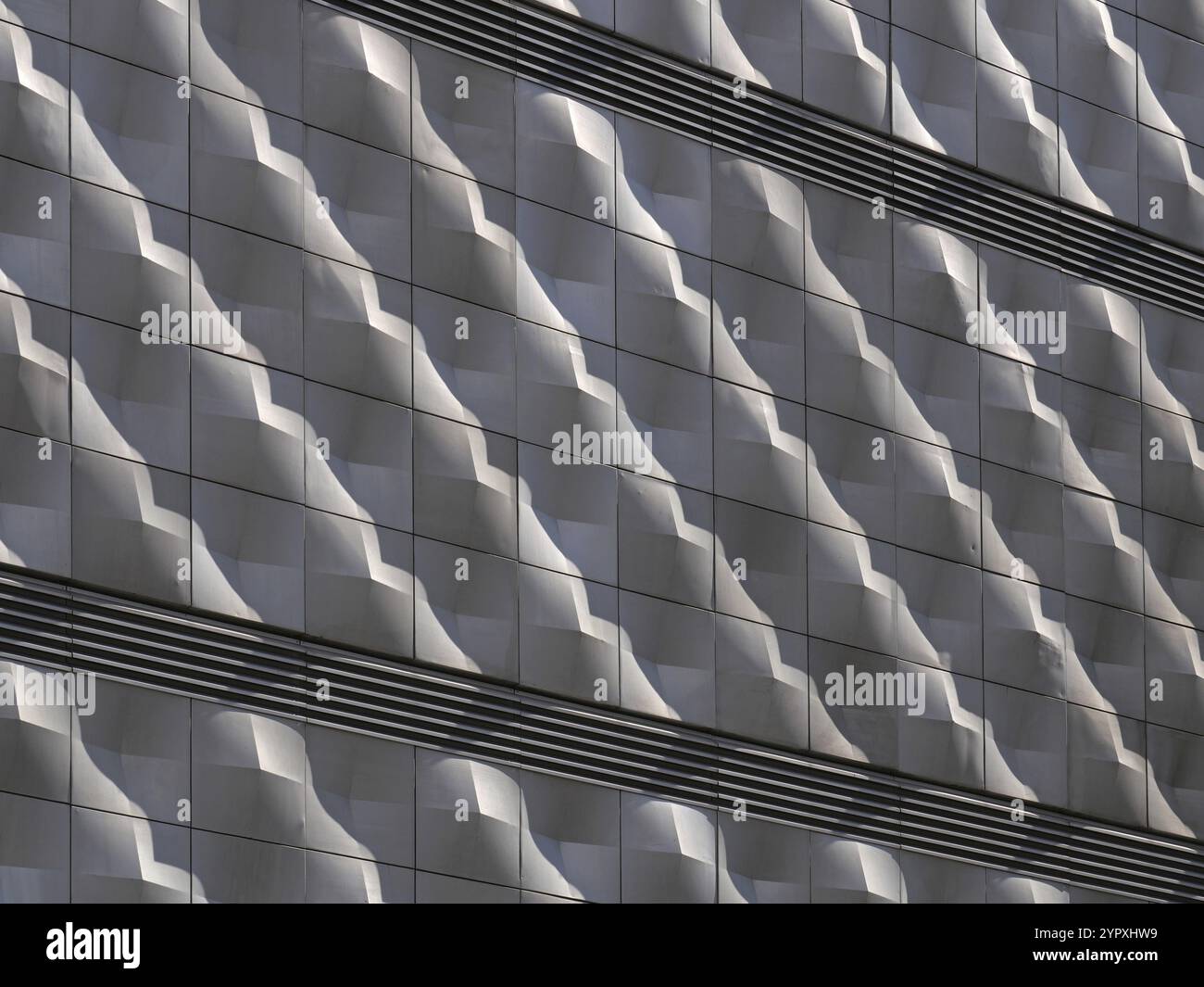 Light and shadow: GDR architecture at Bruehl Leipzig, texture ...