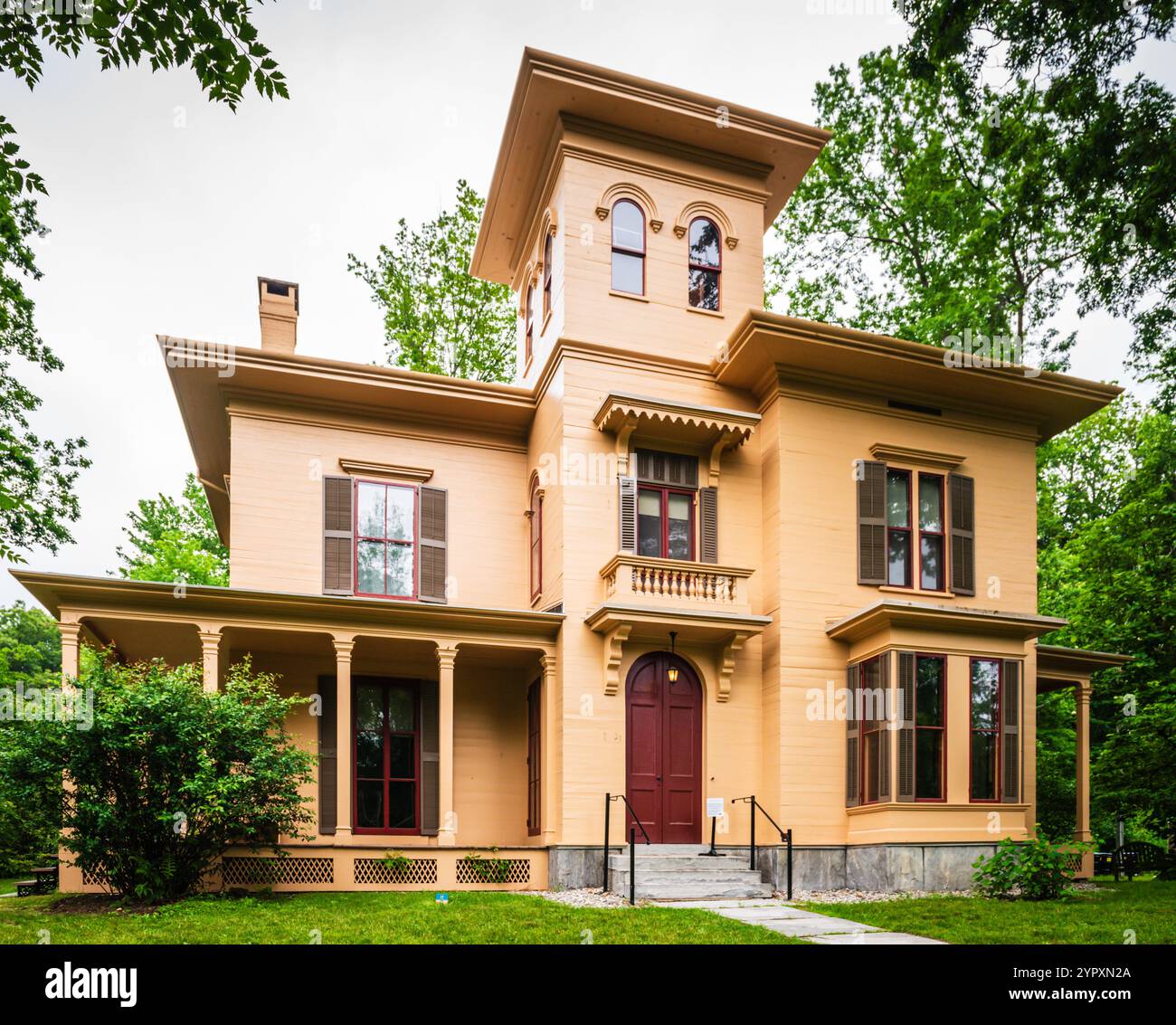 Emily dickinson museum garden hi-res stock photography and images - Alamy