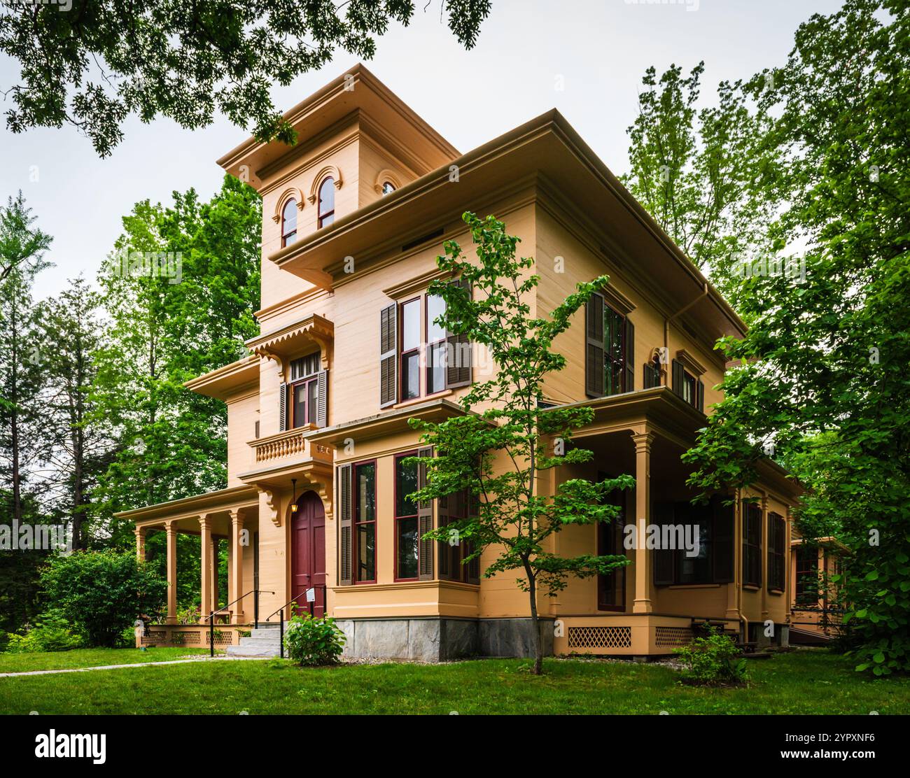The Evergreens, home of Austin Dickinson at the Emily Dickinson Museum ...