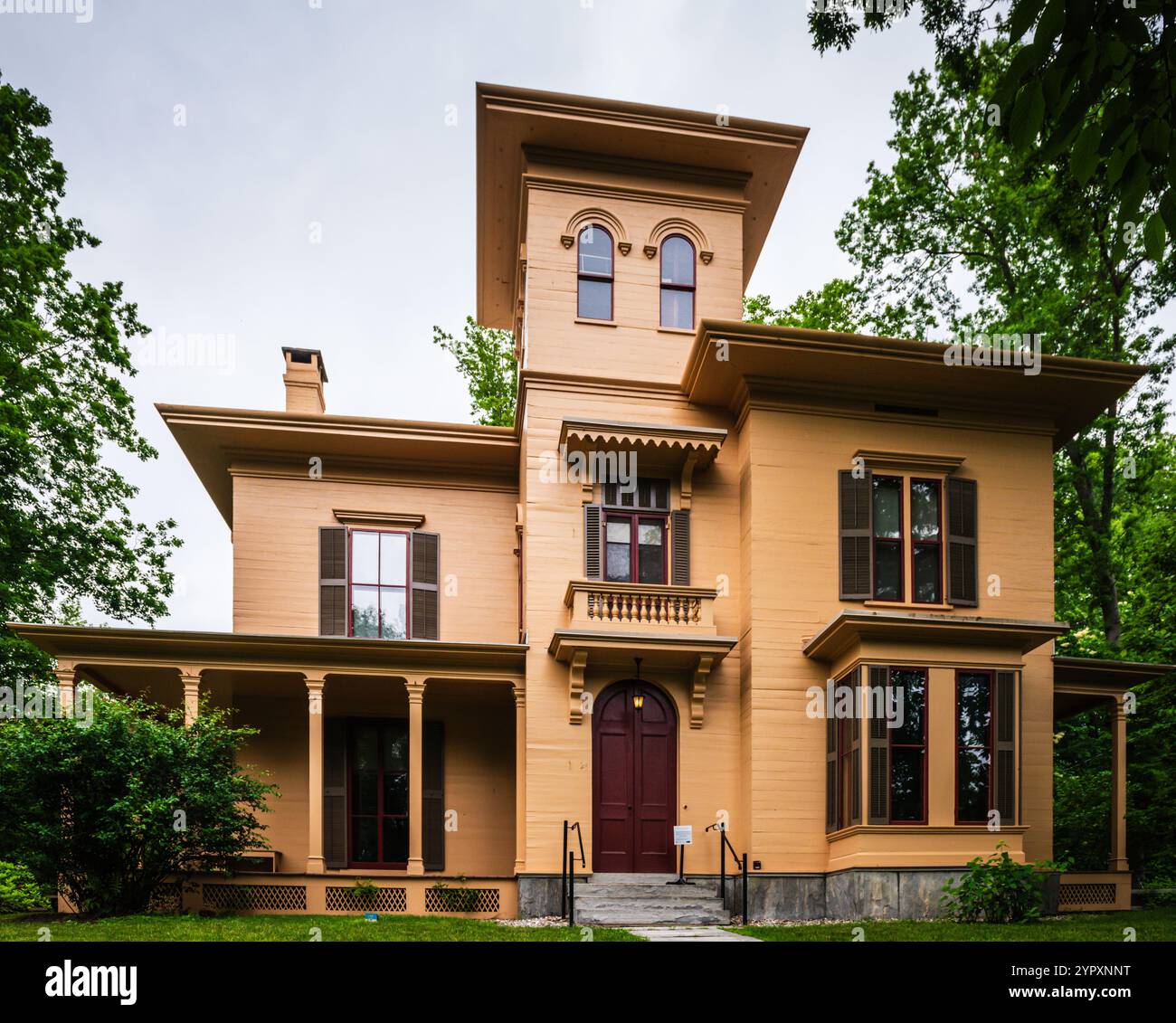 The Evergreens, home of Austin Dickinson at the Emily Dickinson Museum ...