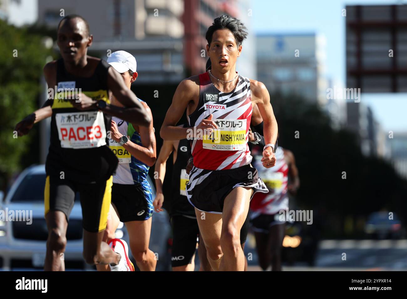 Fukuoka, Japan. 1st Dec, 2024. Yusuke Nishiyama (JPN) Marathon : 2024 Fukuoka International ...