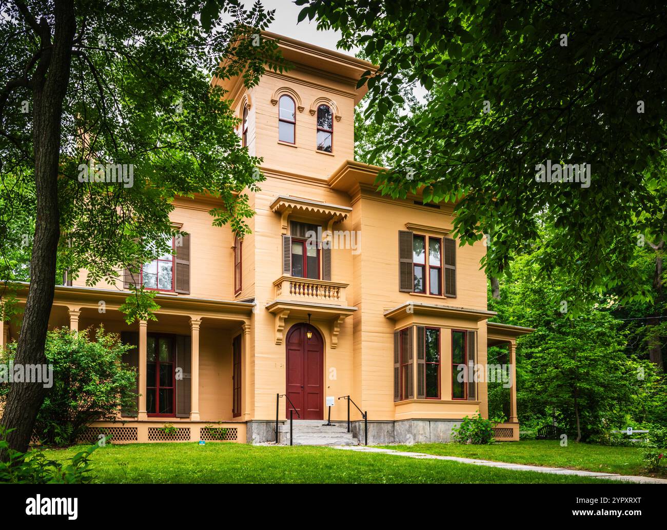 The Evergreens, home of Austin Dickinson at the Emily Dickinson Museum ...