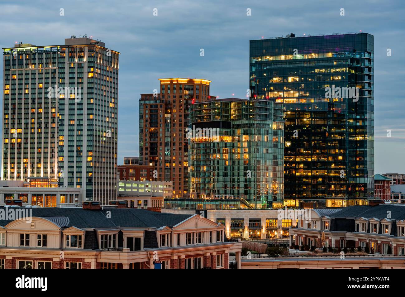 Skyscrapers in downtown baltimore maryland hi-res stock photography and ...