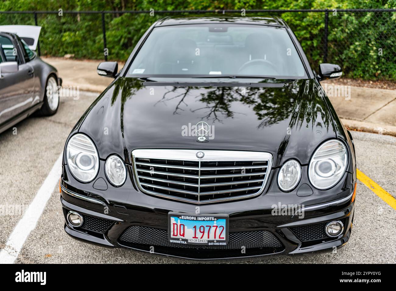 Chicago, Illinois - September 29, 2024: MERCEDES Benz E63 amg . black ...