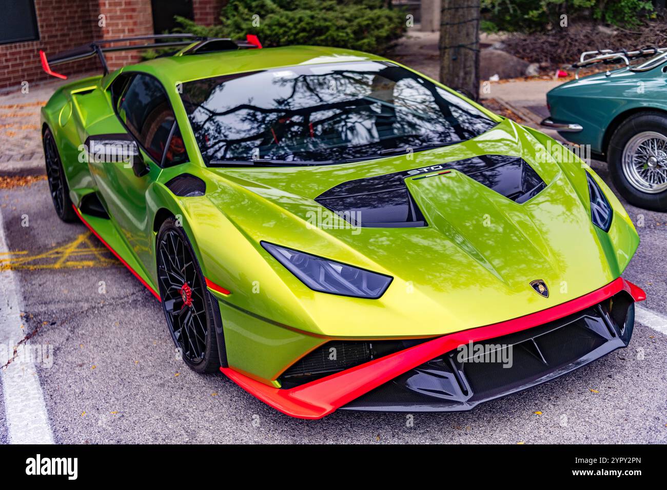 Chicago, Illinois - September 29, 2024: 2021 Lamborghini Huracan STO ...