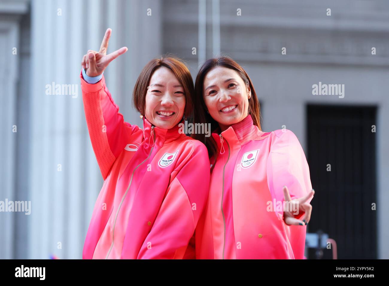 (L-R) Miki Ishii, Akiko Hasegawa (JPN), NOVEMBER 30, 2024 : Paris 2024 Olympic Games and ...
