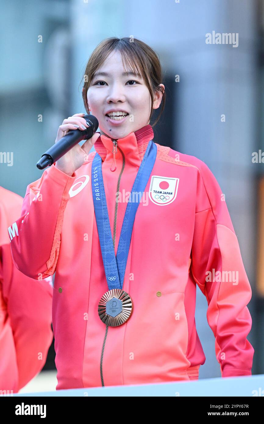 Yuka Ueno (JPN), NOVEMBER 30, 2024 : Paris 2024 Olympic Games and Paralympic Games Team Japan ...
