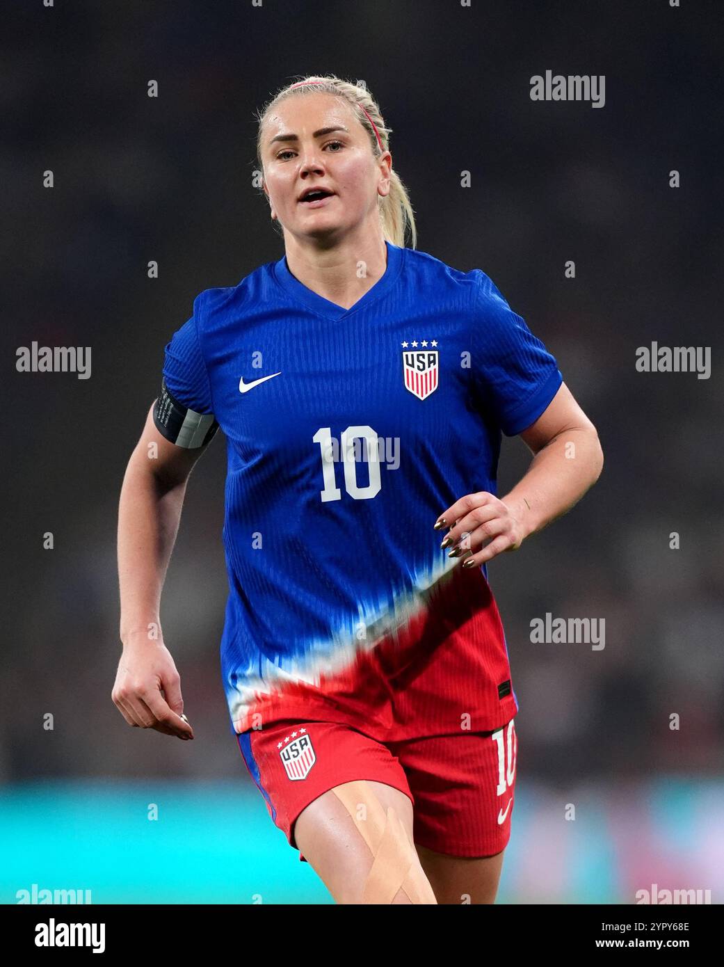 Usas Lindsey Horan During An International Friendly Match At Wembley