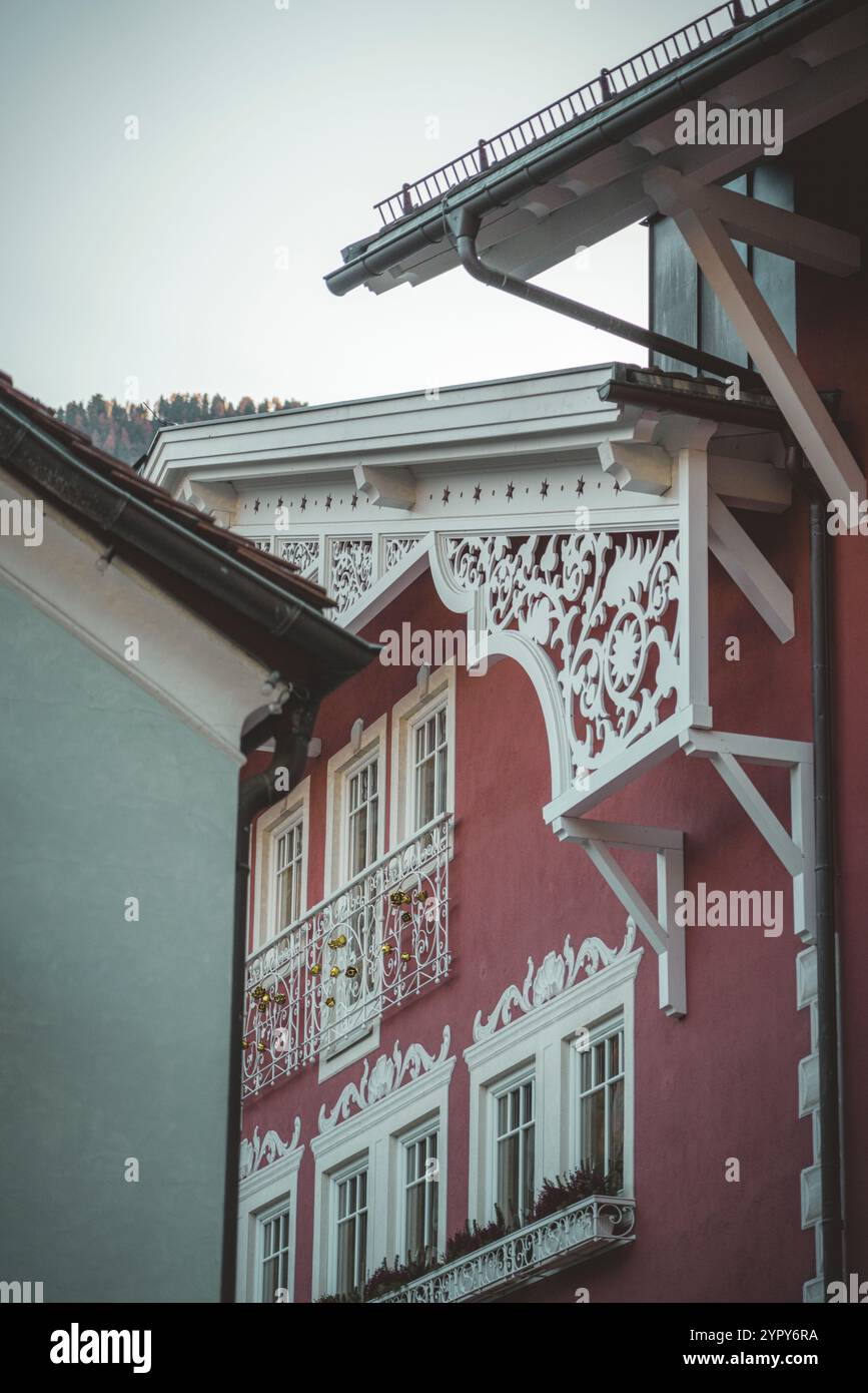 11/03/2024 - Moody Street Scene in Ortisei, Italy: Serene Alpine Town ...