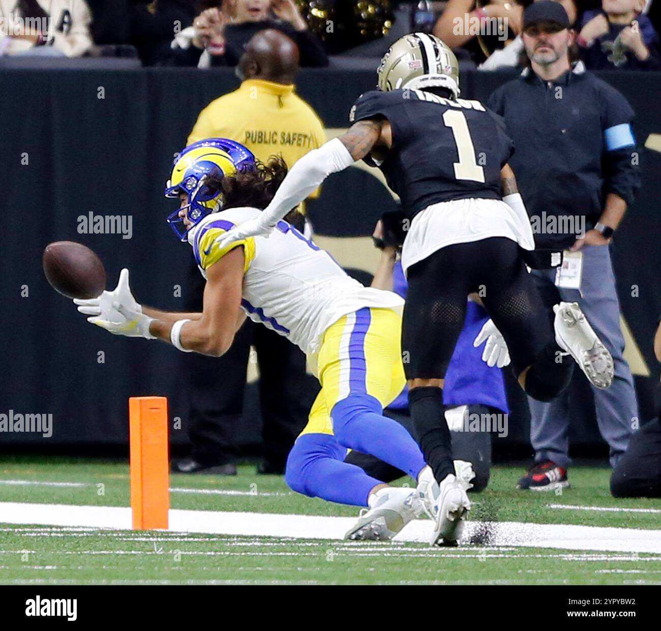 New Orleans, United States. 02nd Dec, 2024. Los Angeles Rams wide ...